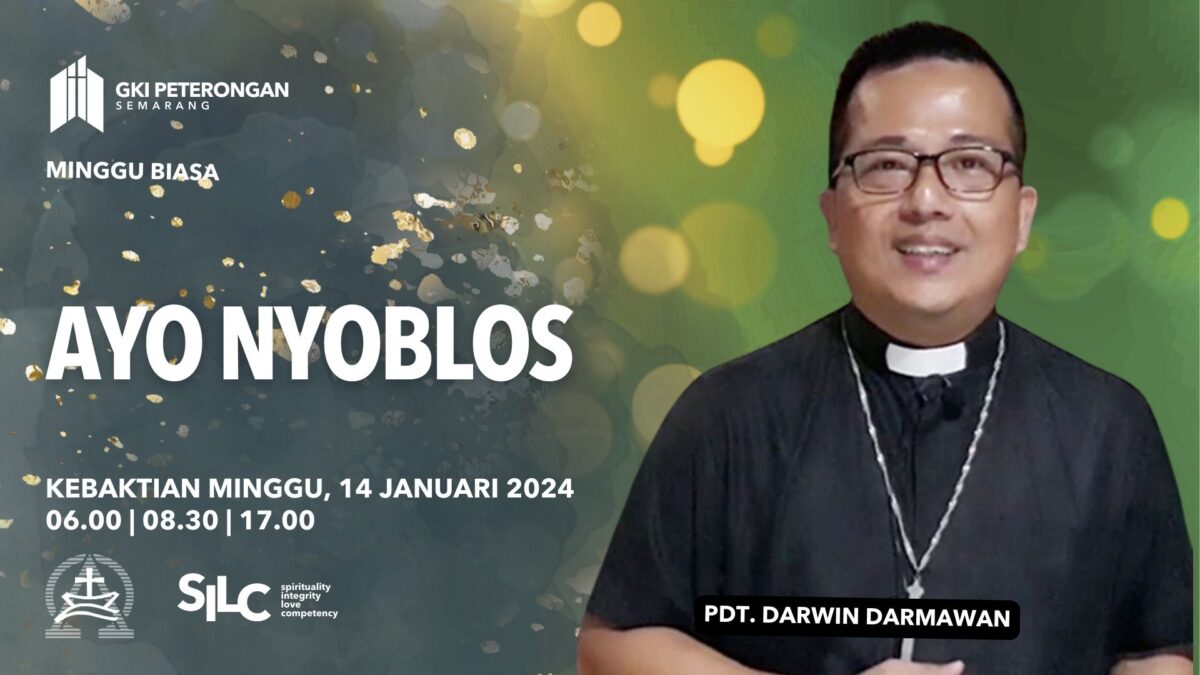 Ayo Nyoblos – Ibadah Minggu Pagi 2 – 14 Januari 2024 – GKI Peterongan